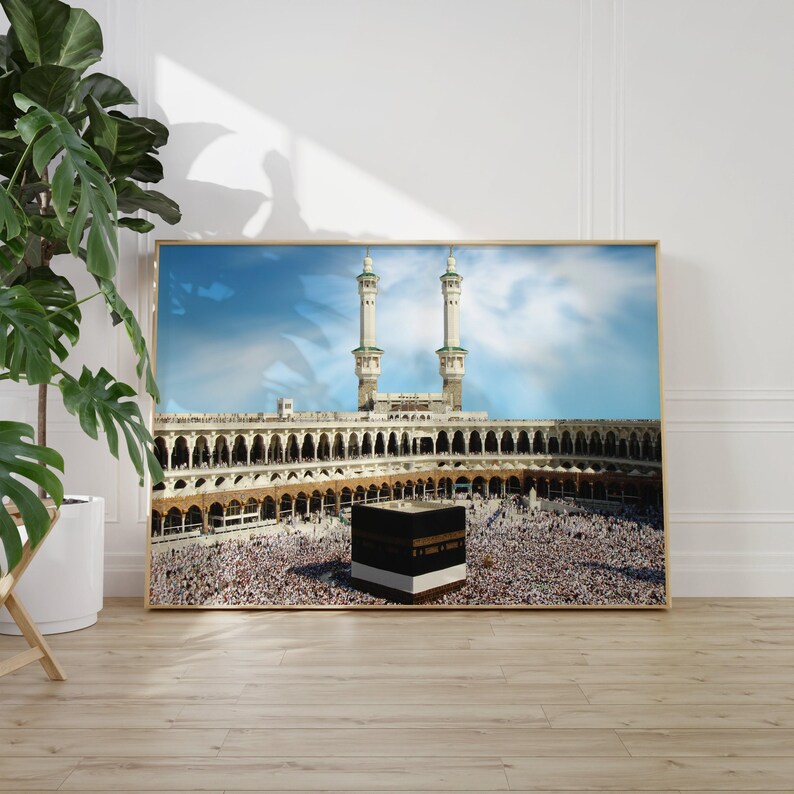 Real Photo, Mecca Print, Mecca Wall Art, Mecca Poster, Mecca Photo ...
