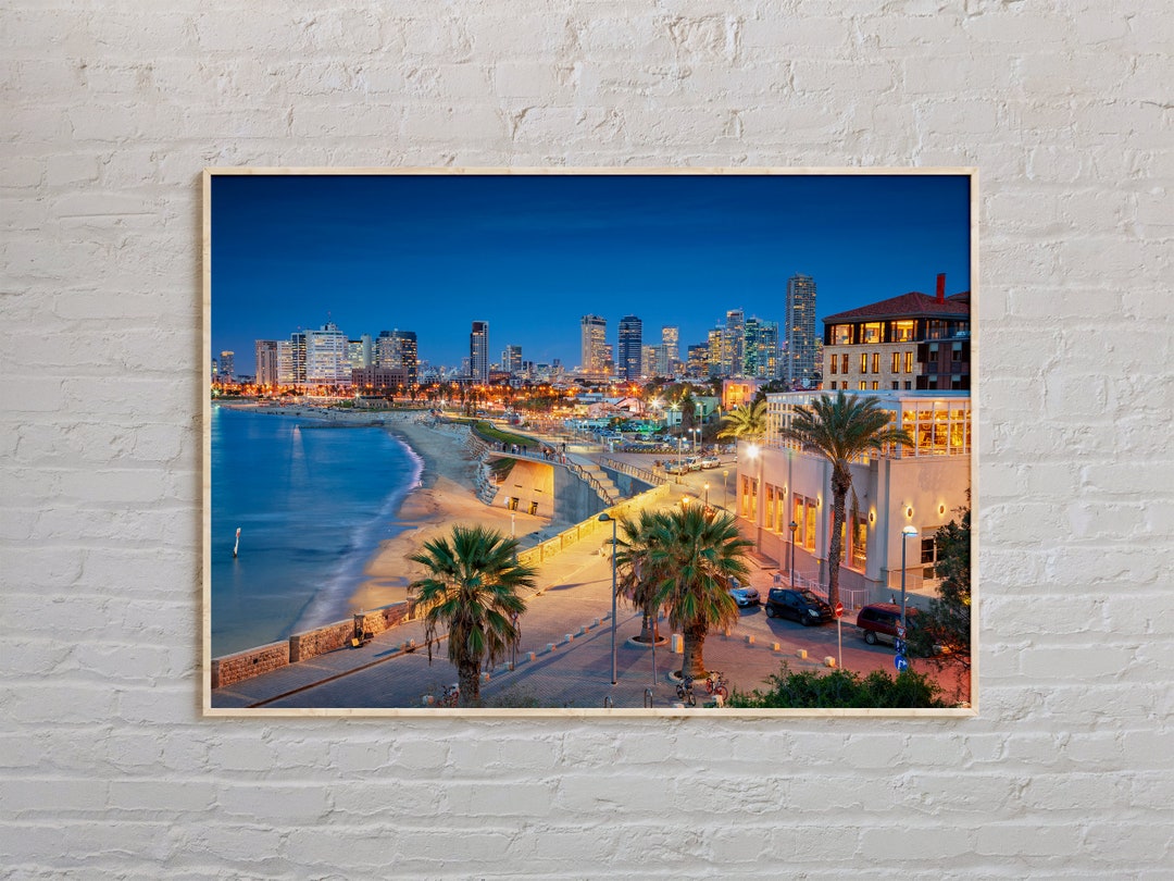 Real Photo, Tel Aviv Print, Tel Aviv Wall Art, Tel Aviv Poster, Tel ...