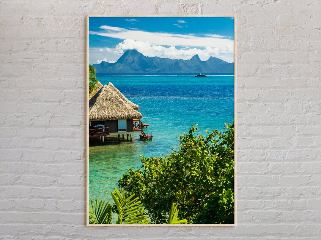 Real Photo, Tahiti Print, Tahiti Wall Art, Tahiti Poster, Tahiti Photo ...