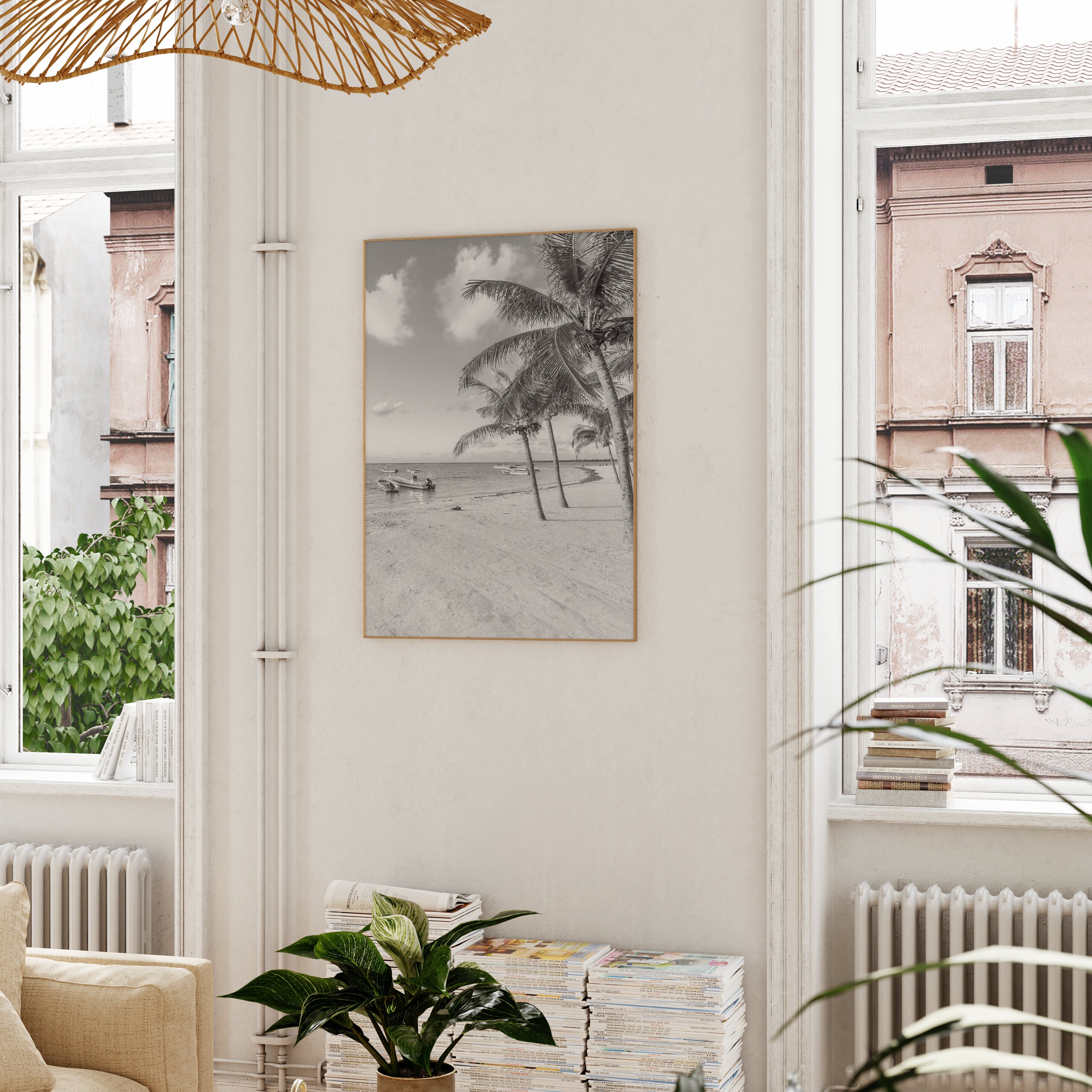 Black and White, Riviera Maya Print, Riviera Maya Art, Riviera Maya ...