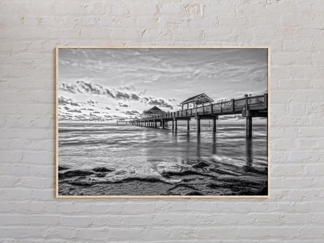 Black and White, Clearwater Print, Clearwater Wall Art, Clearwater ...