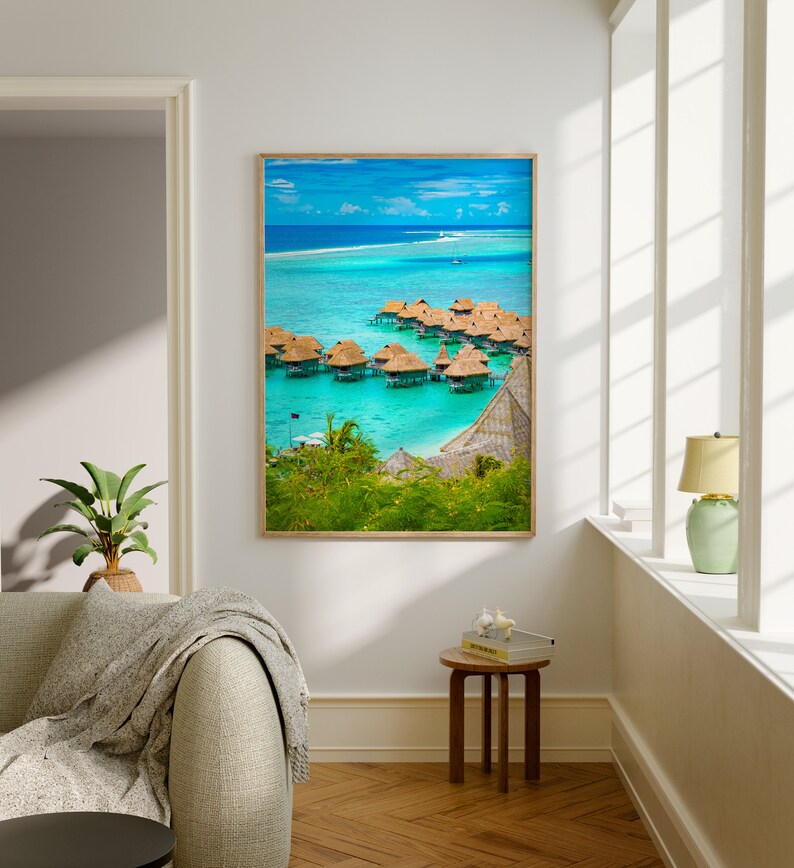 Real Photo, French Polynesia Print, French Polynesia Wall Art, French ...