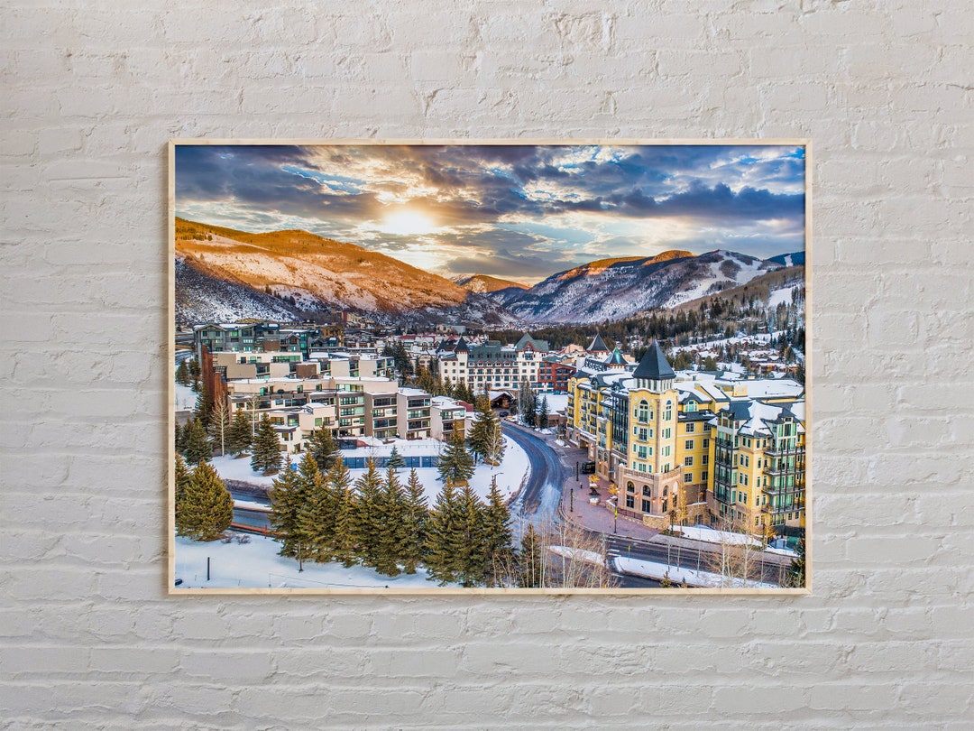 Real Photo, Vail Print, Vail Wall Art, Vail Poster, Vail Photo, Vail ...