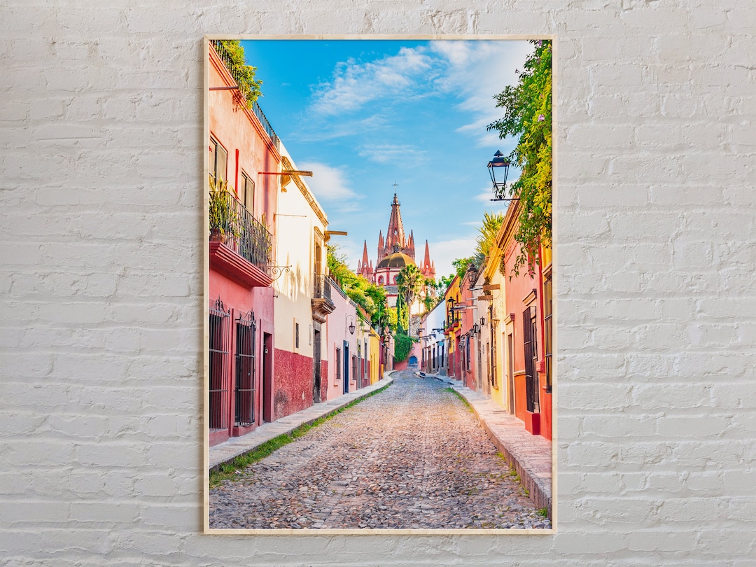 Foto real, Impresión de San Miguel de Allende, Arte mural de San Miguel ...