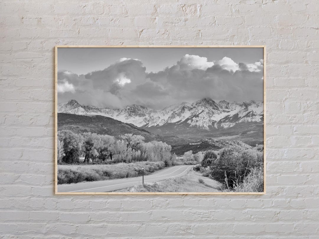 Black and White, Colorado Print, Colorado Wall Art, Colorado Poster ...