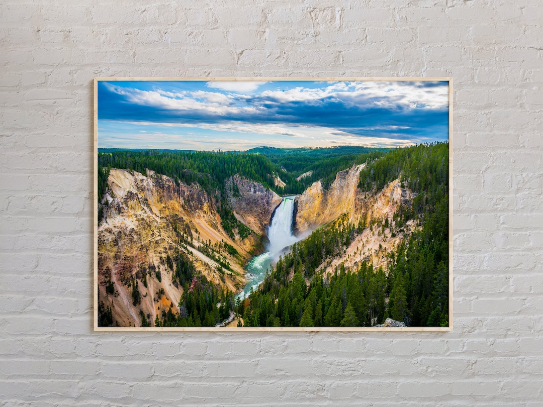 Real Photo, Yellowstone National Park Print, Yellowstone Wall Art ...