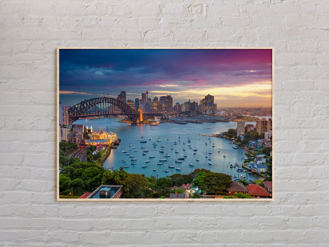Real Photo, Sydney Print, Sydney Wall Art, Sydney Poster, Sydney Photo ...