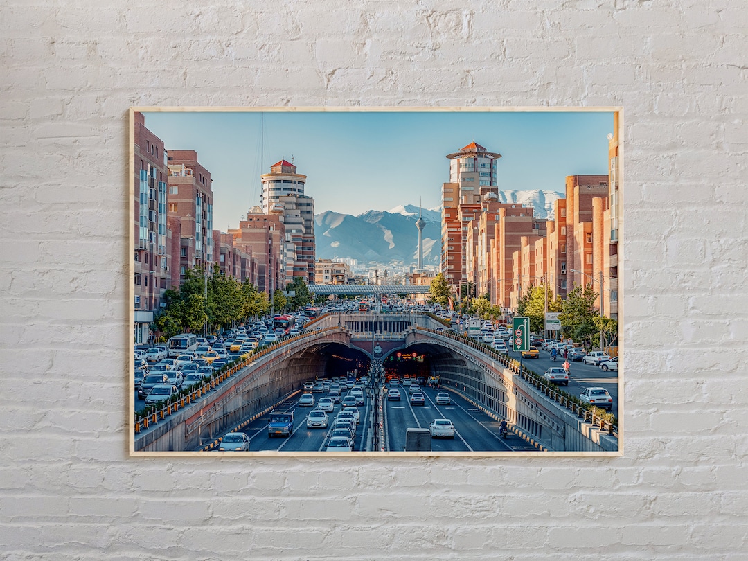 Real Photo, Tehran Print, Tehran Wall Art, Tehran Poster, Tehran Photo ...