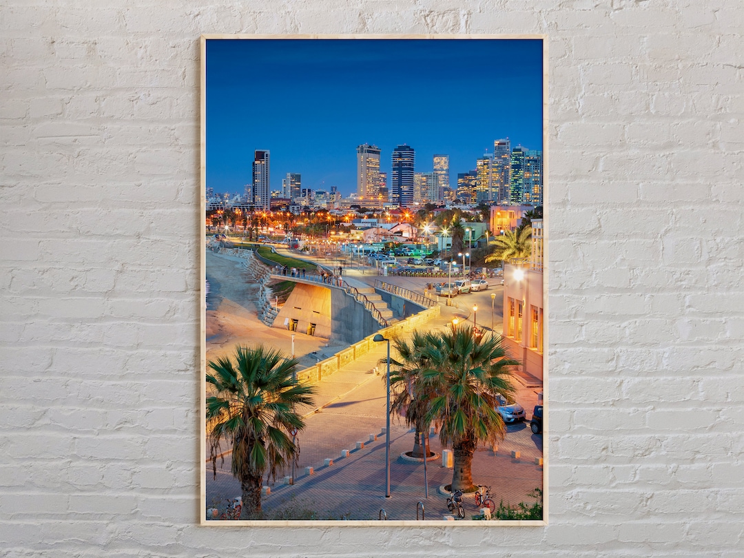 Real Photo, Tel Aviv Print, Tel Aviv Wall Art, Tel Aviv Poster, Tel ...