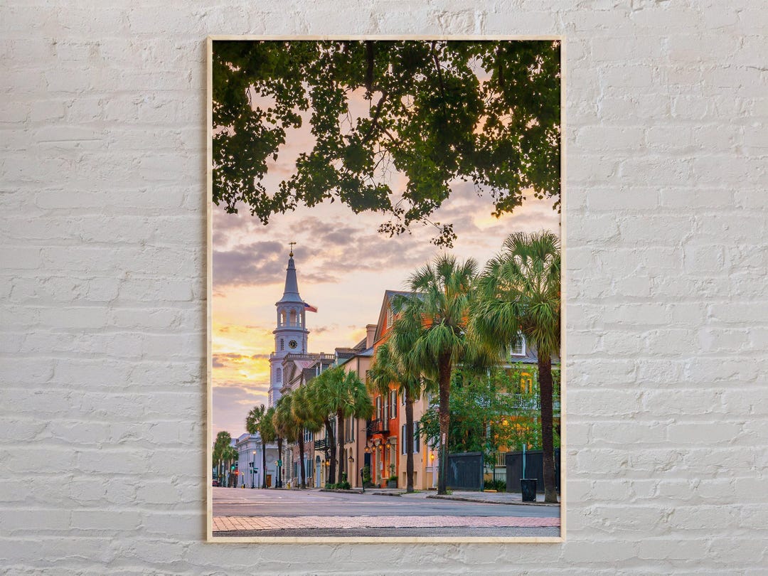 Real Photo, Charleston Print, Charleston Wall Art, Charleston Poster ...