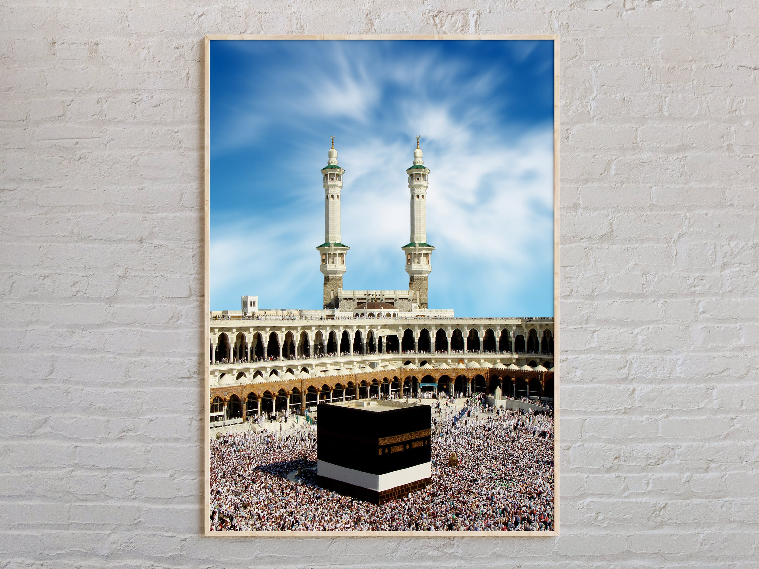 Real Photo, Mecca Print, Mecca Wall Art, Mecca Poster, Mecca Photo ...