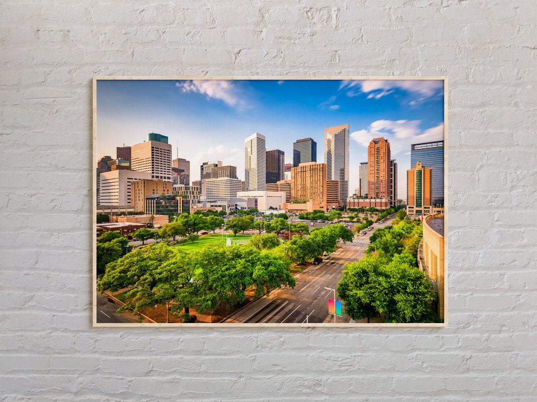 Real Photo, Houston Print, Houston Wall Art, Houston Poster, Houston ...