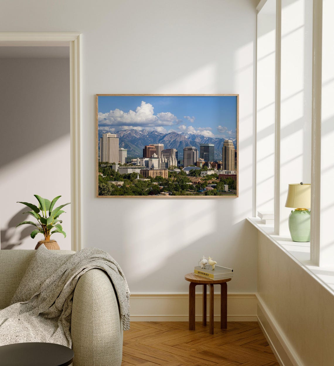Real Photo, Salt Lake City Print, Salt Lake City Wall Art, Salt Lake ...
