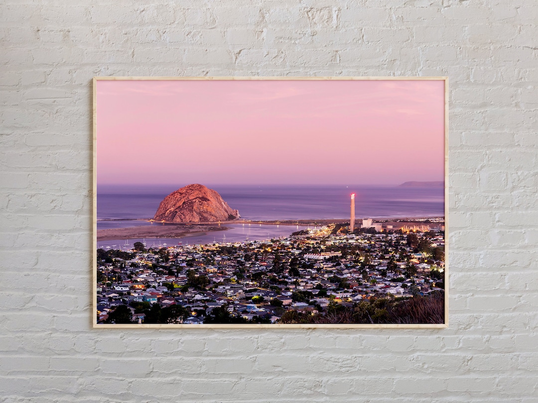 Real Photo, Morro Bay Print, Morro Bay Wall Art, Morro Bay Poster ...