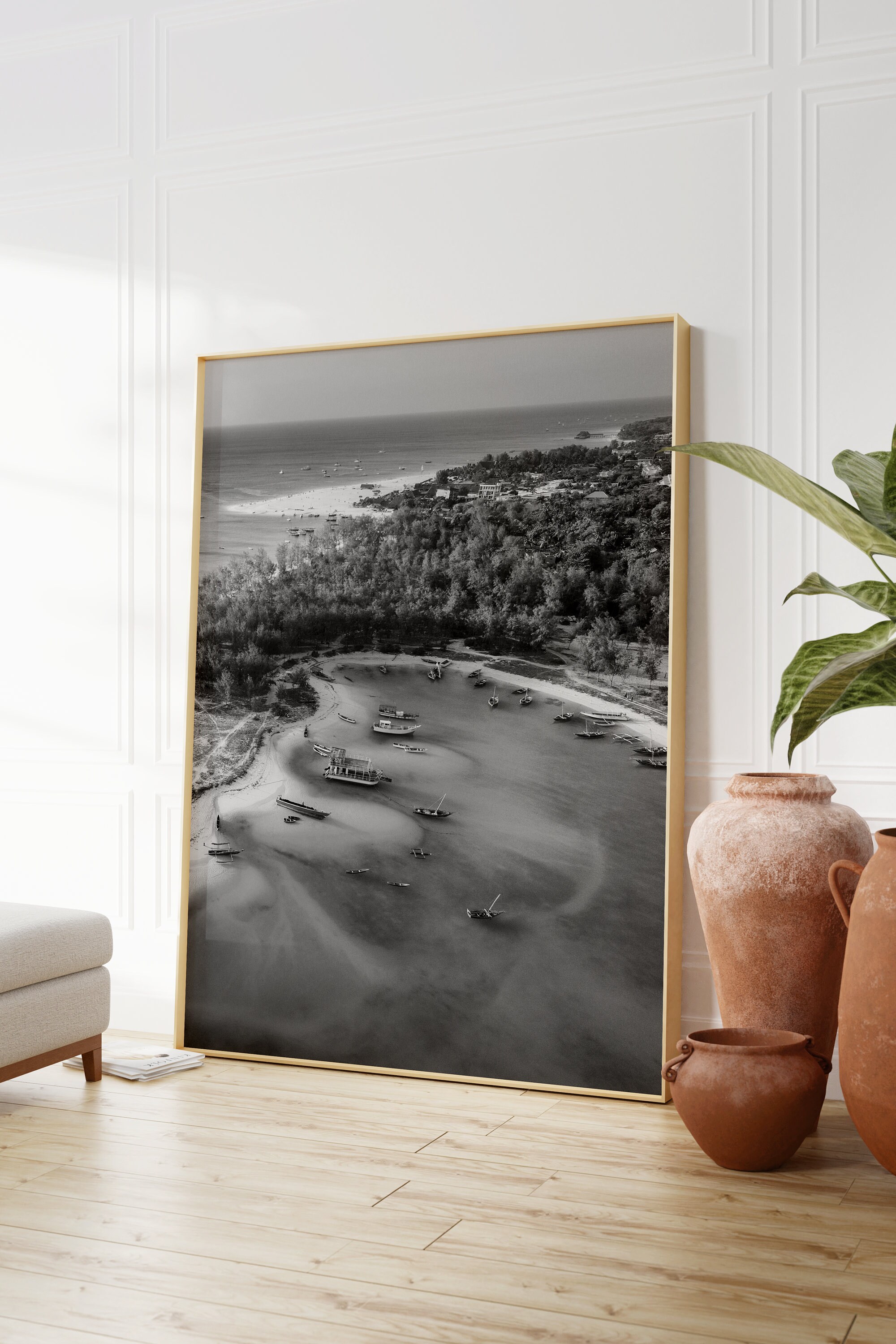 Black and White, Zanzibar Print, Zanzibar Wall Art, Zanzibar Poster ...