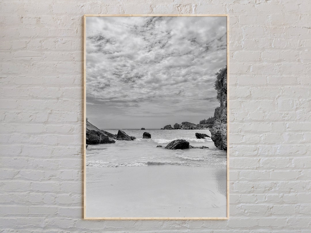 Black and White, Bermuda Print, Bermuda Wall Art, Bermuda Poster ...