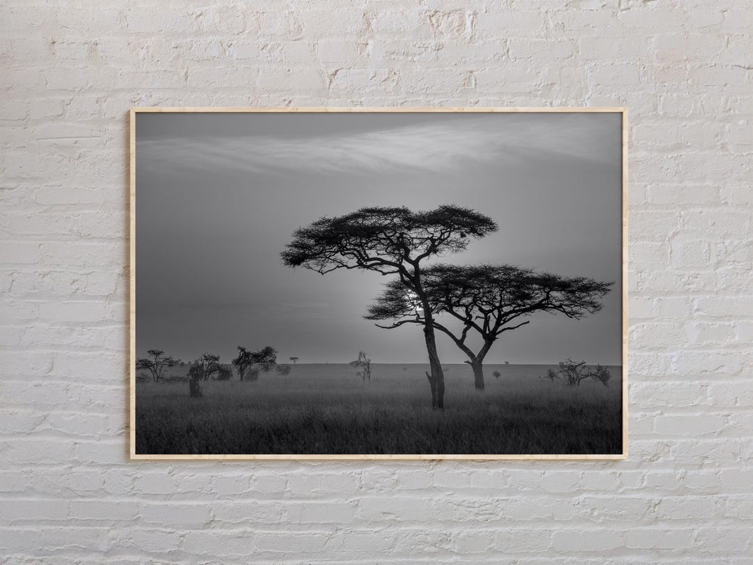 Black and White, Tanzania Print, Tanzania Wall Art, Tanzania Poster ...