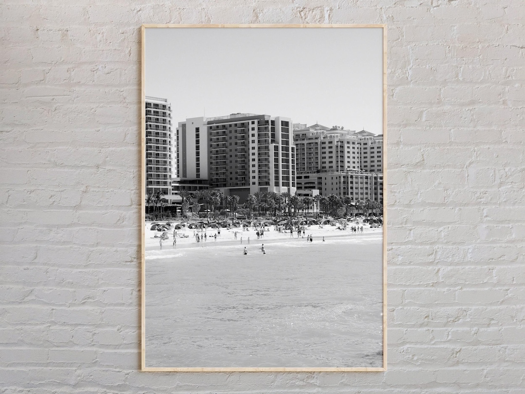 Black and White, Clearwater Print, Clearwater Wall Art, Clearwater ...