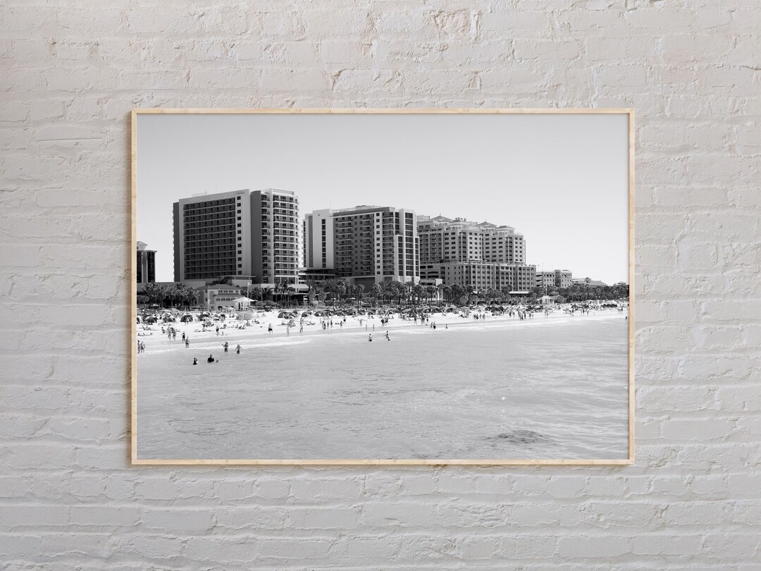 Black and White, Clearwater Print, Clearwater Wall Art, Clearwater ...