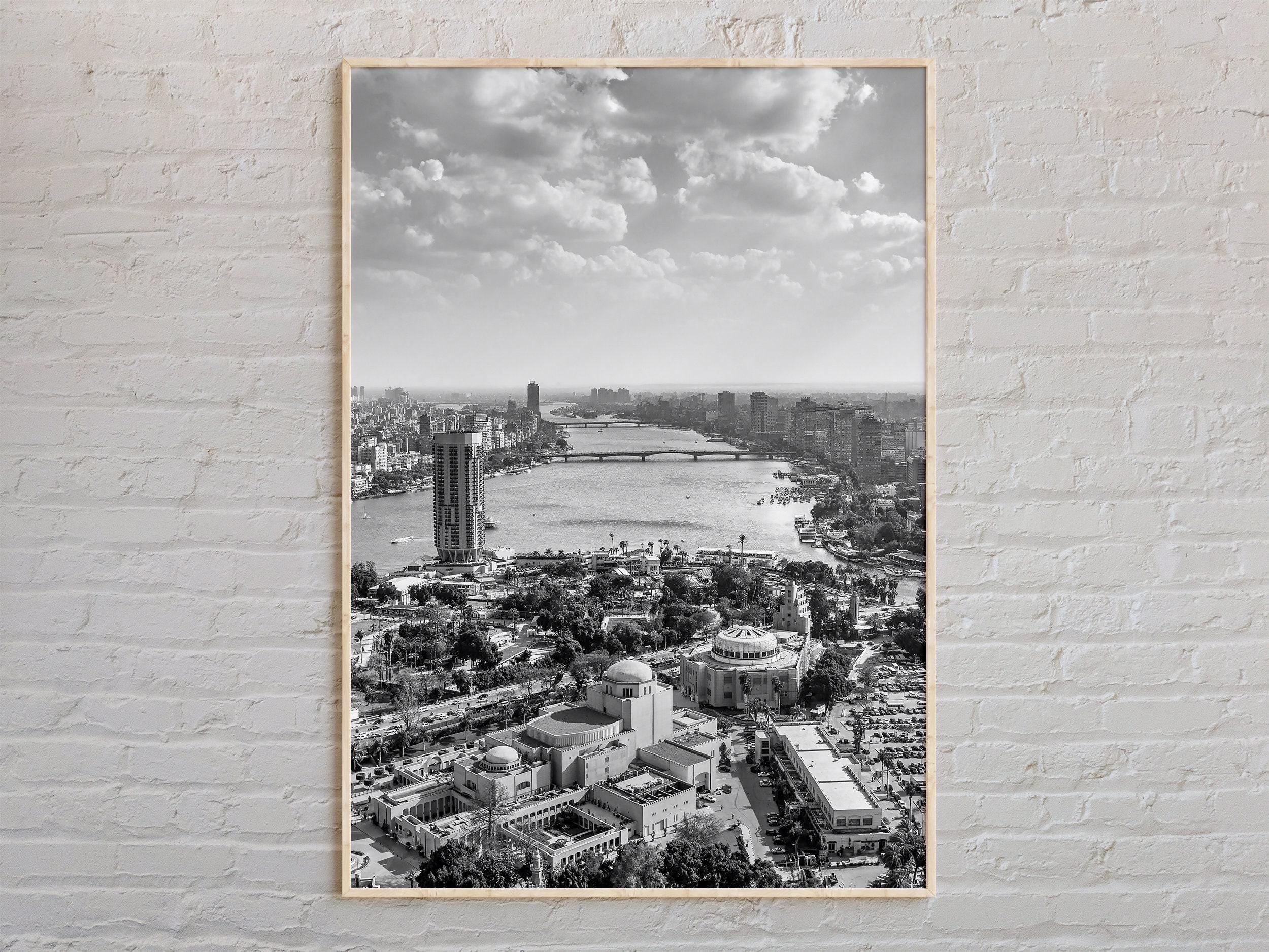 Black and White, Cairo Print, Cairo Wall Art, Cairo Poster, Cairo Photo ...