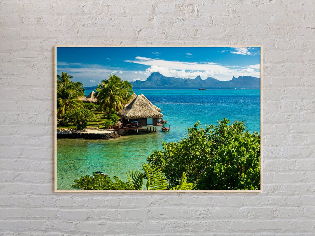 Real Photo, Tahiti Print, Tahiti Wall Art, Tahiti Poster, Tahiti Photo ...