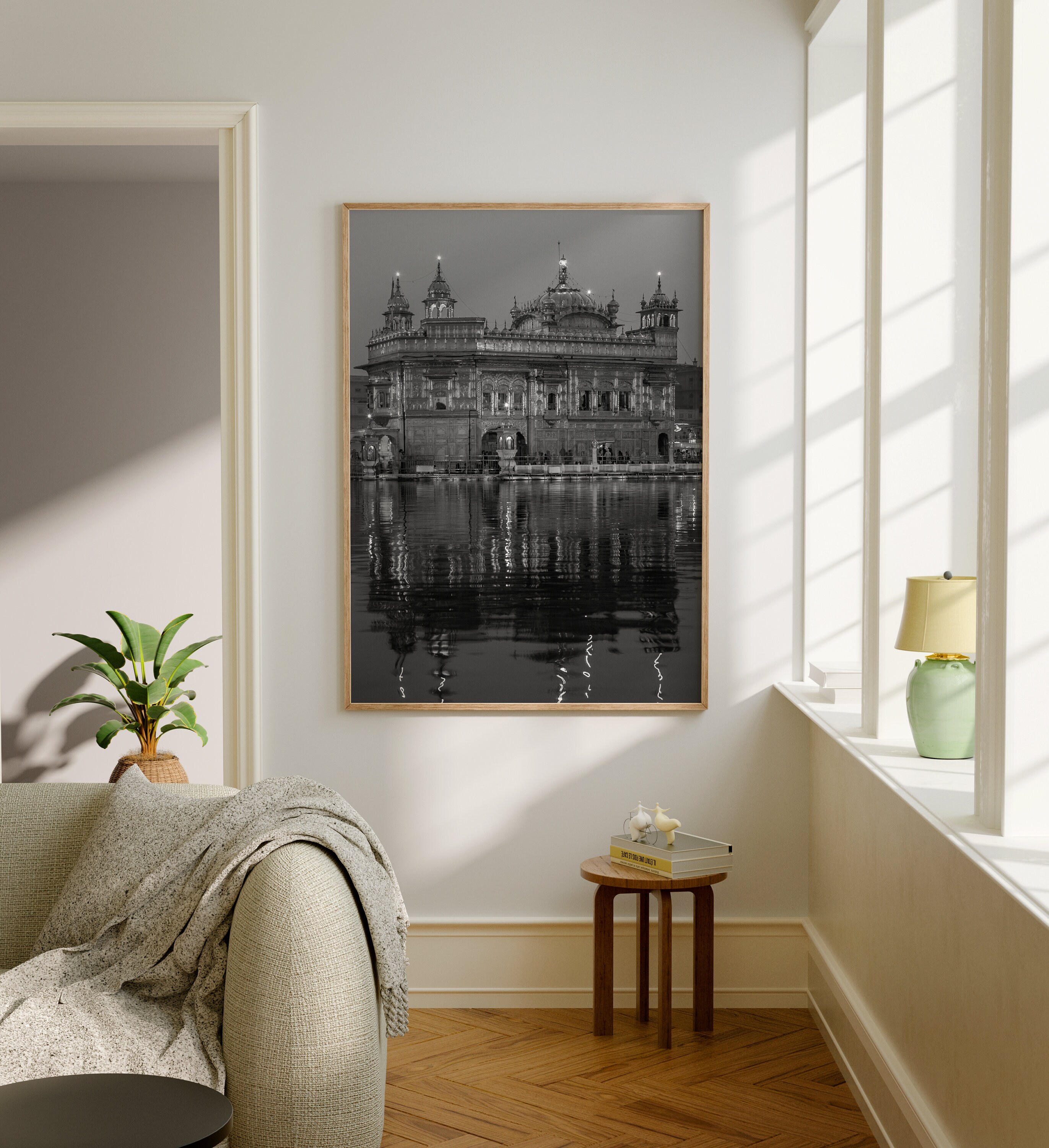 Black and White, Punjab Print, Punjab Wall Art, Punjab Poster, Punjab ...