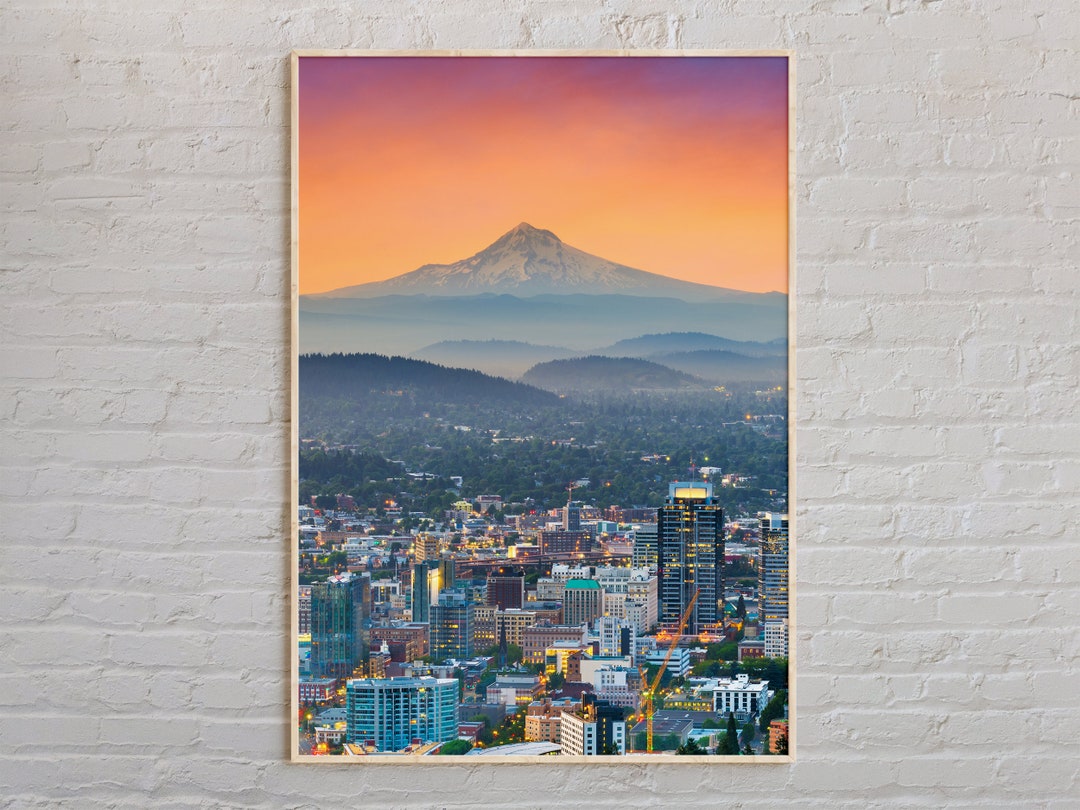 Real Photo, Portland Print, Portland Wall Art, Portland Poster ...