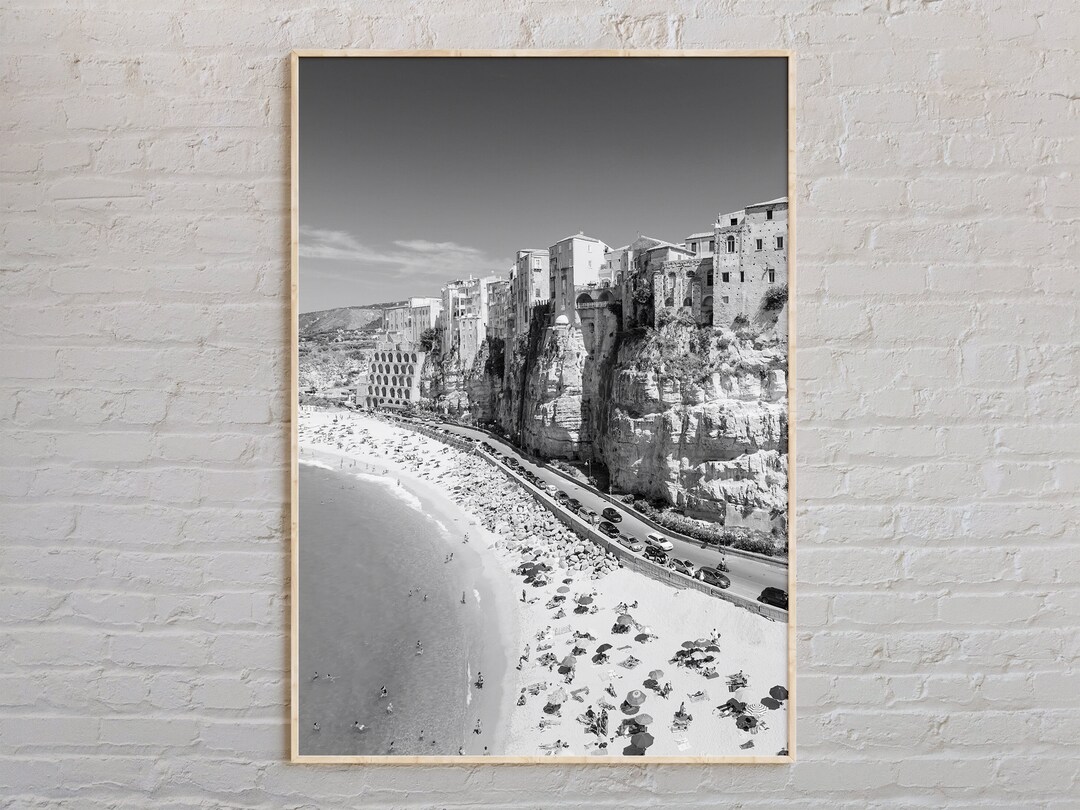 Black and White, Calabria Print, Calabria Wall Art, Calabria Poster ...