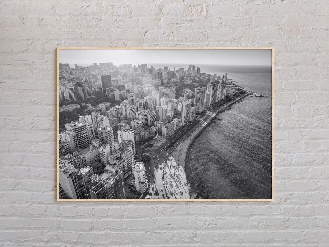 Black and White, Beirut Print, Beirut Wall Art, Beirut Poster, Beirut ...