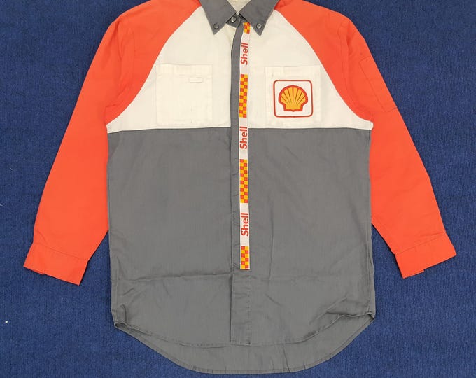 Vintage Shell Oil Company Staff Uniform Shirt - Etsy