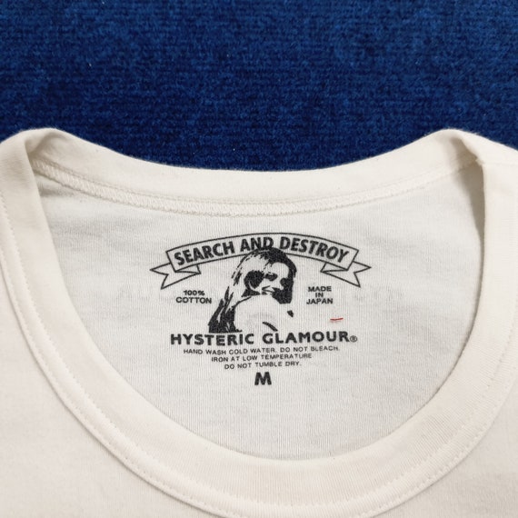 Hysteric Glamour Japanese Brand Logo Custom T-shirt - Gem