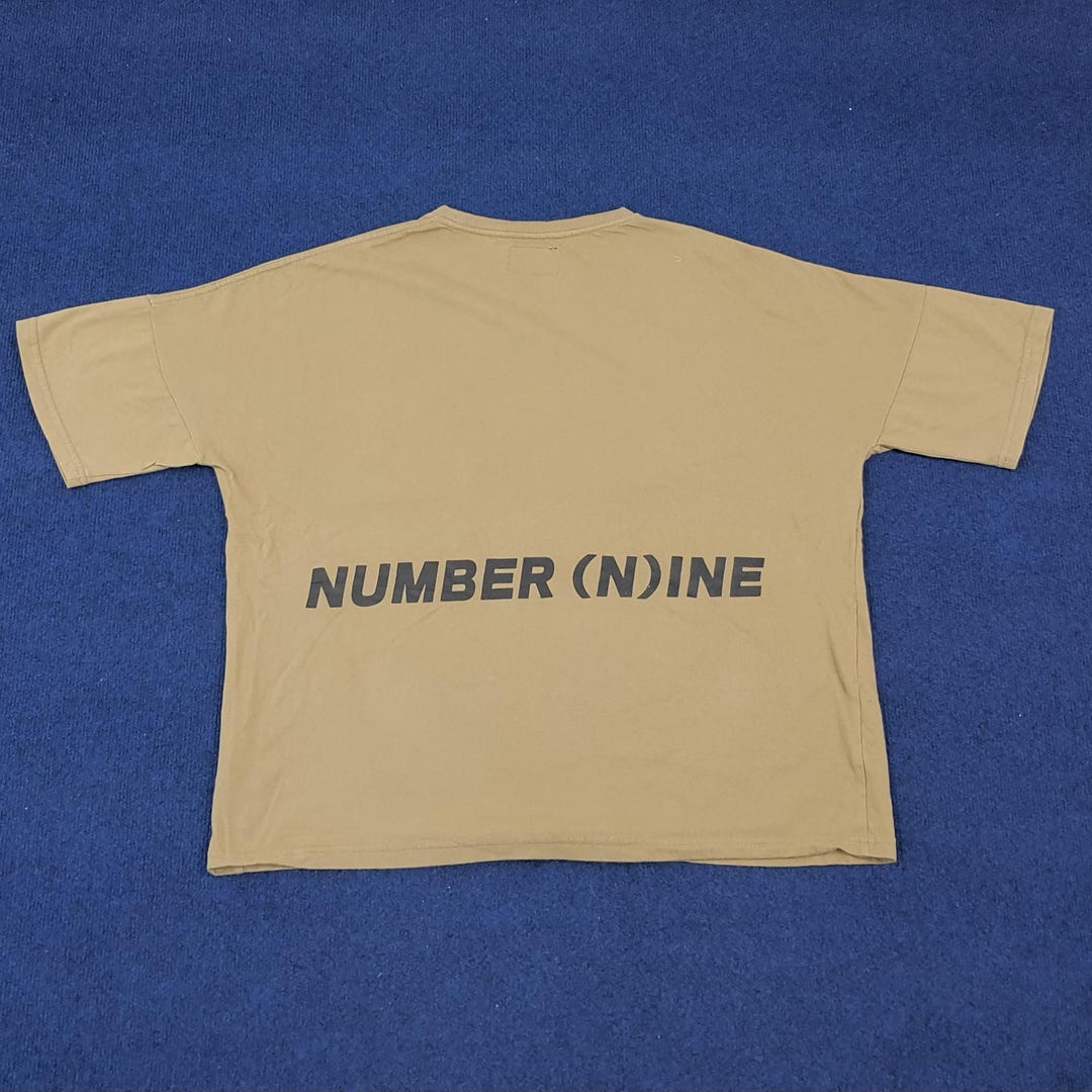 Vintage Number Nine Spell Out Japan Brand Boxy Tshirt - Etsy