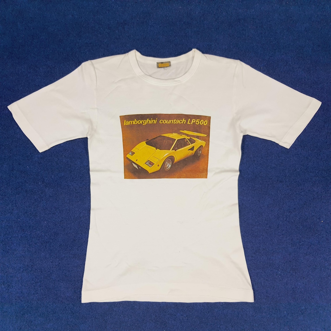 Vintage Lamborghini Countach LP500 Racing Classic Car Tshirt - Etsy