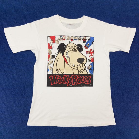 Vintage Wacky Races 90s American Cartoon Tshirt - Gem