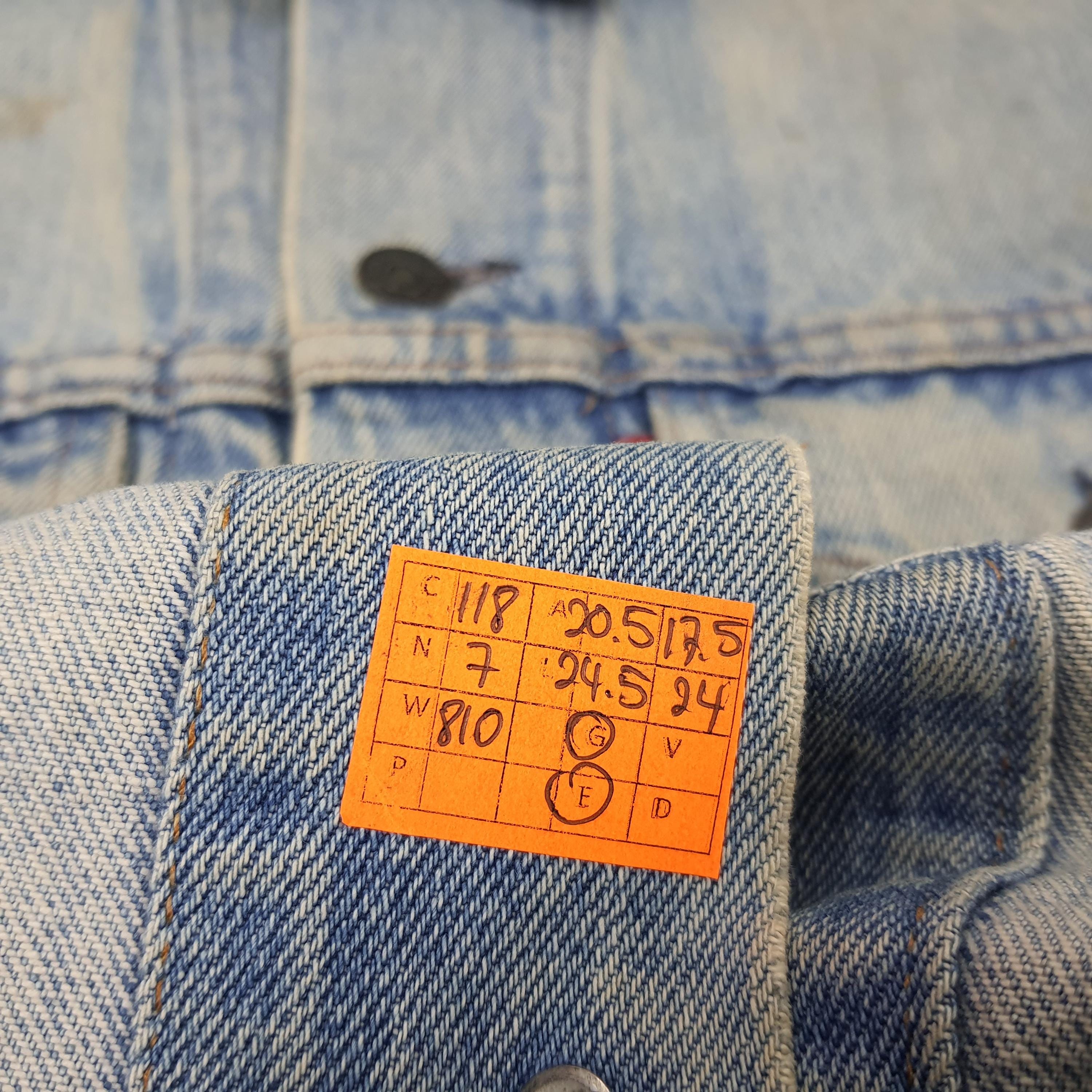 Vintage Levi's Custom Skull Logo Denim Jacket - Etsy