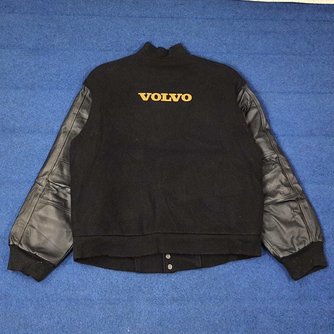 Vintage Volvo Automobile Embroidery Varsity Jacket - Etsy