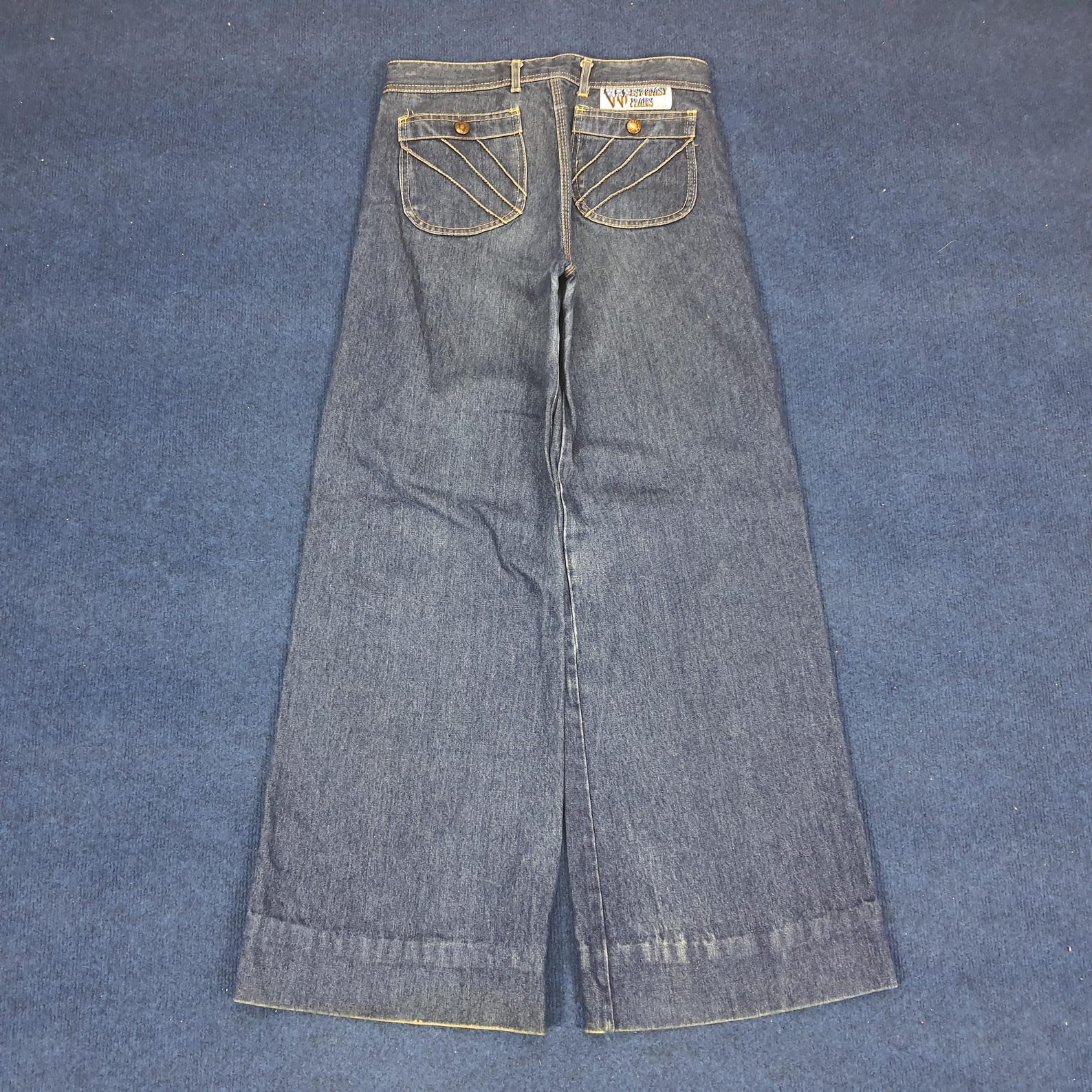 Vintage West Coast Jeans Baggy Denim Pants - Etsy