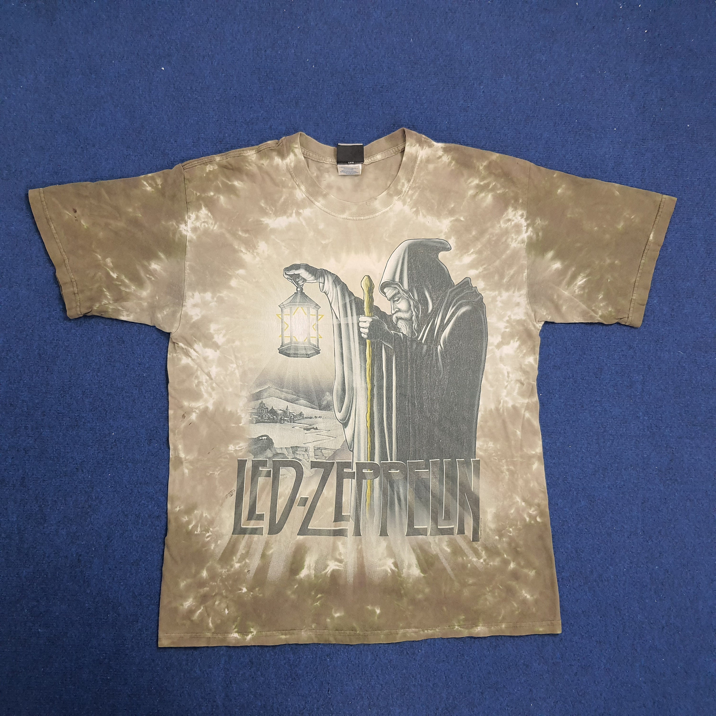 Led Zeppelin Album Cover Art British Rock Band Tyedye T-shirt - Etsy