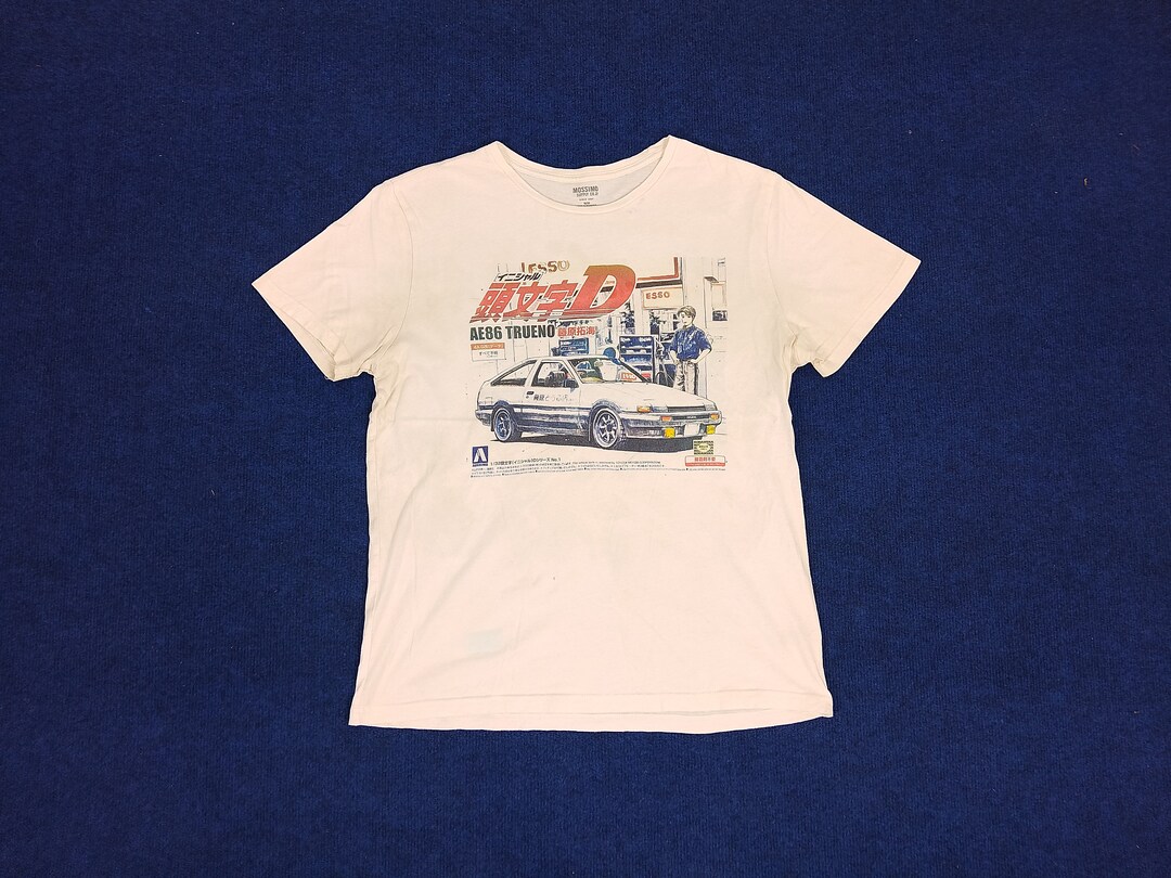INITIAL-D AE86 TRUENO Japanese Racing Anime Series T-shirts - Etsy