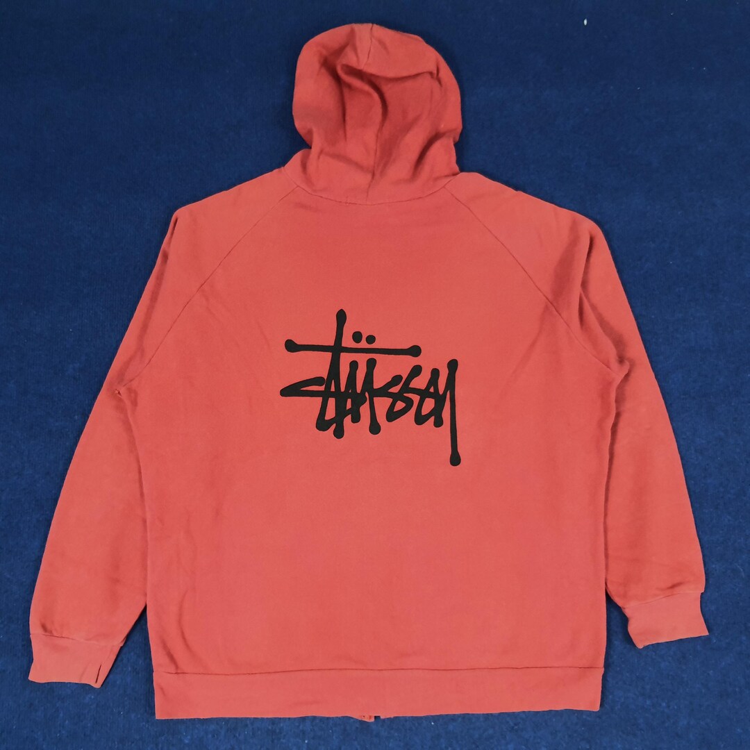 Vintage Stussy LG Custom Logo Zipper Hoodies - Etsy