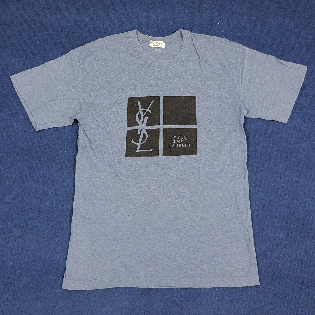 Vintage Yves Saint Laurent YSL Designer Tshirt - Etsy