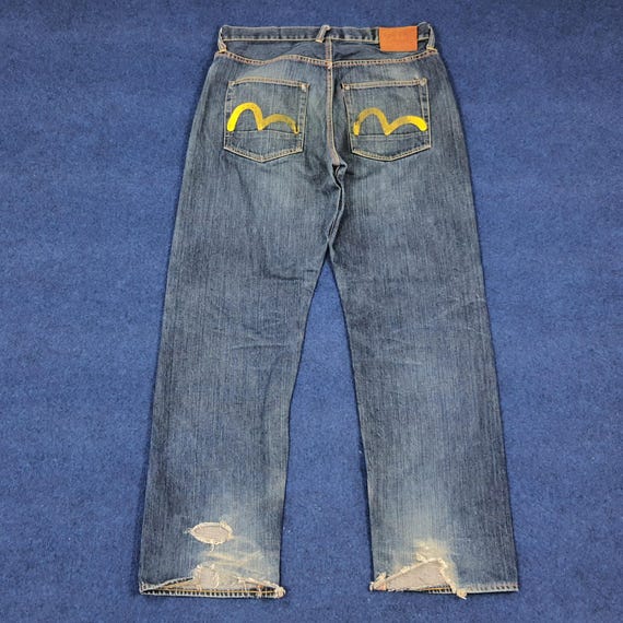 Vintage Evisu Yamane Japan Brand Custom Daicock Jeans - Gem