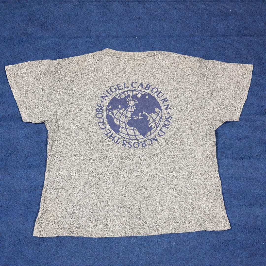 Vintage Rare 90s Nigel Cabourn Globe Graphic Boxy T-shirt - Etsy
