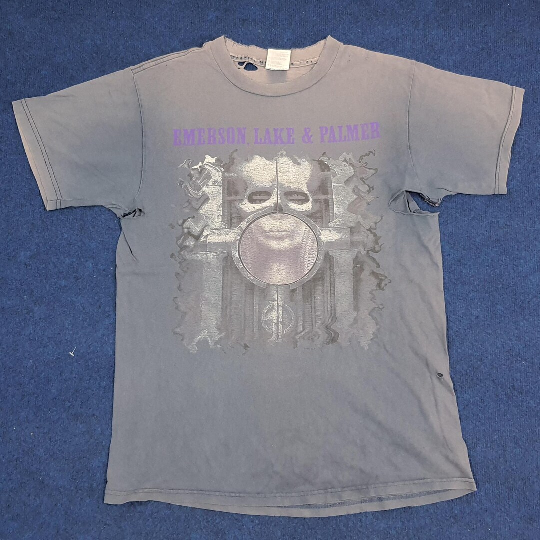 Vintage ELP Emerson, Lake & Palmer Rock Supergroup Tour Tshirt - Etsy