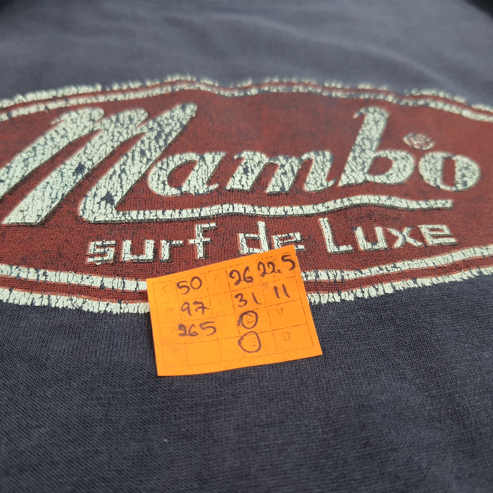 Vintage MAMBO Surf De Luxe Surfing T-shirt - Etsy