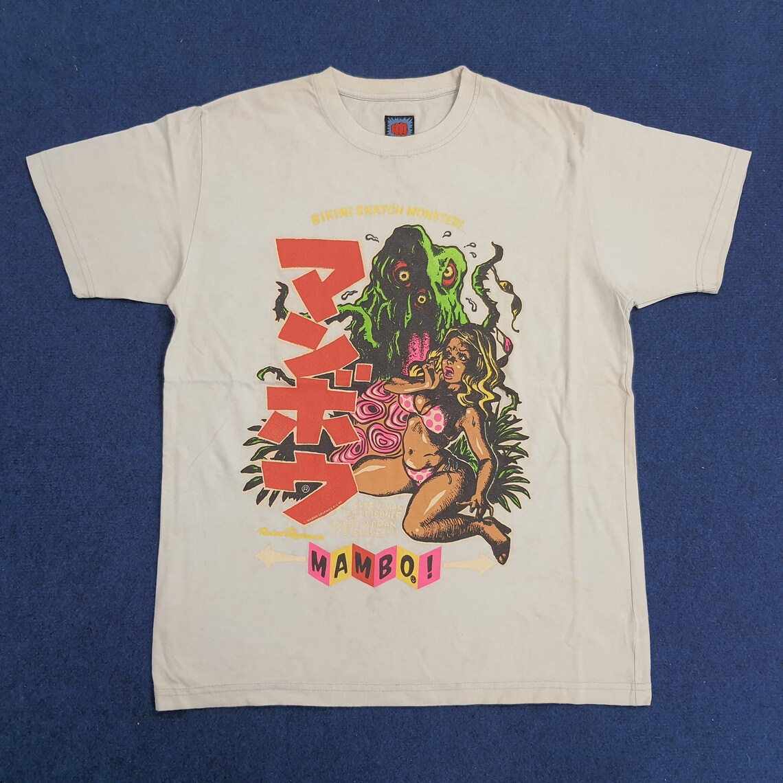 Vintage 90's MAMBO Surfing Style Art T-shirt - Etsy