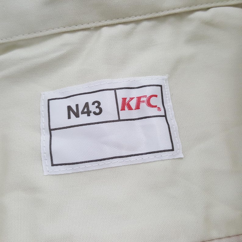 Vintage KFC X Pizza Hut Staff Uniform Work Shirt - Etsy
