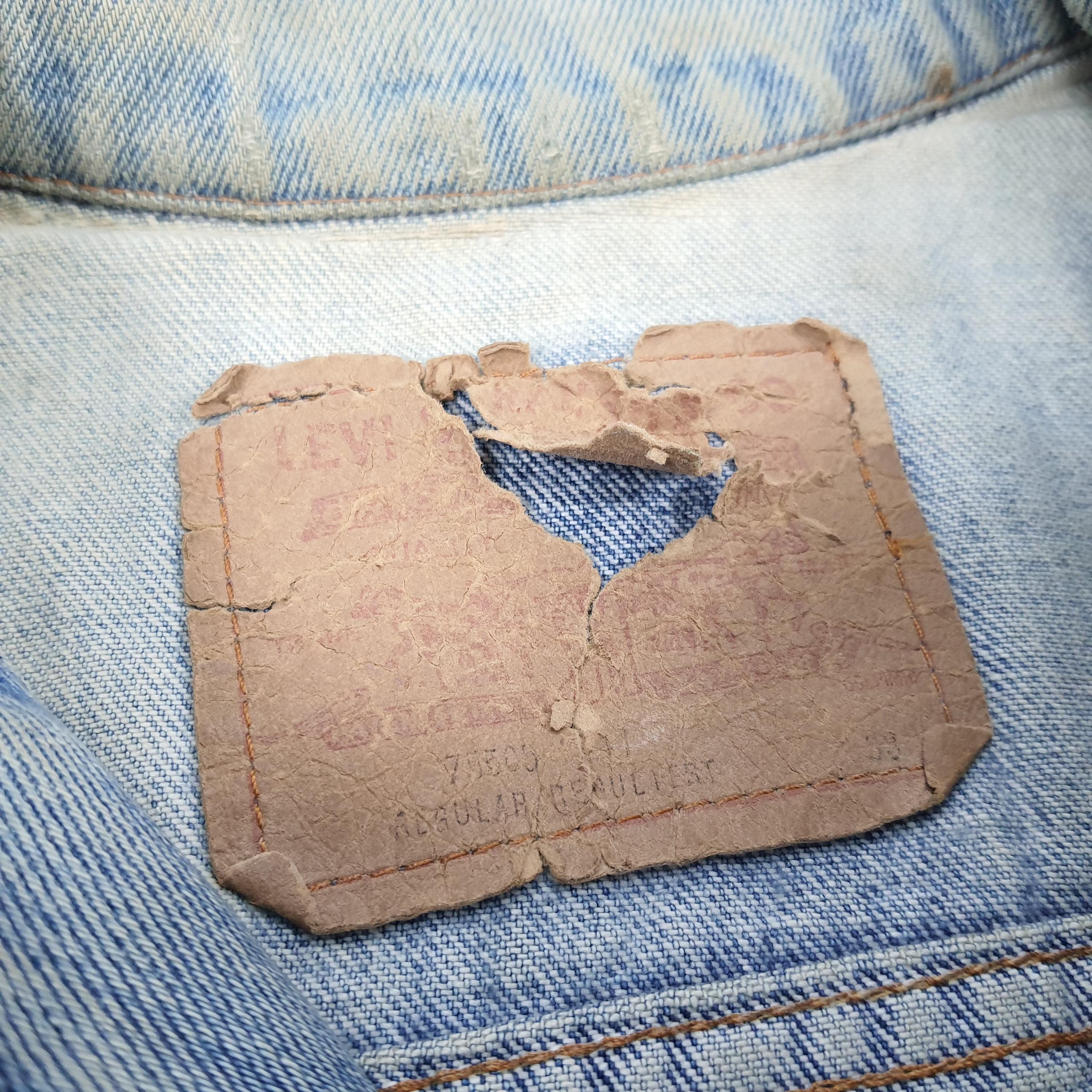 Vintage Levi's Custom Skull Logo Denim Jacket - Etsy