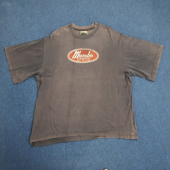 Vintage MAMBO Surf De Luxe Surfing T-shirt - Gem