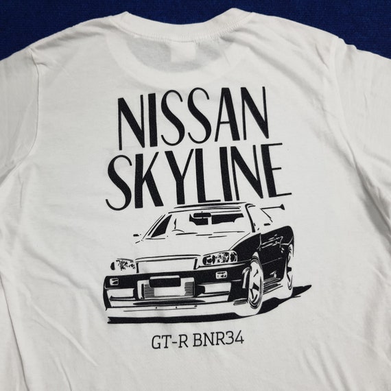 Vintage Nissan Skyline GT-R R34 Racing T-shirt - Gem